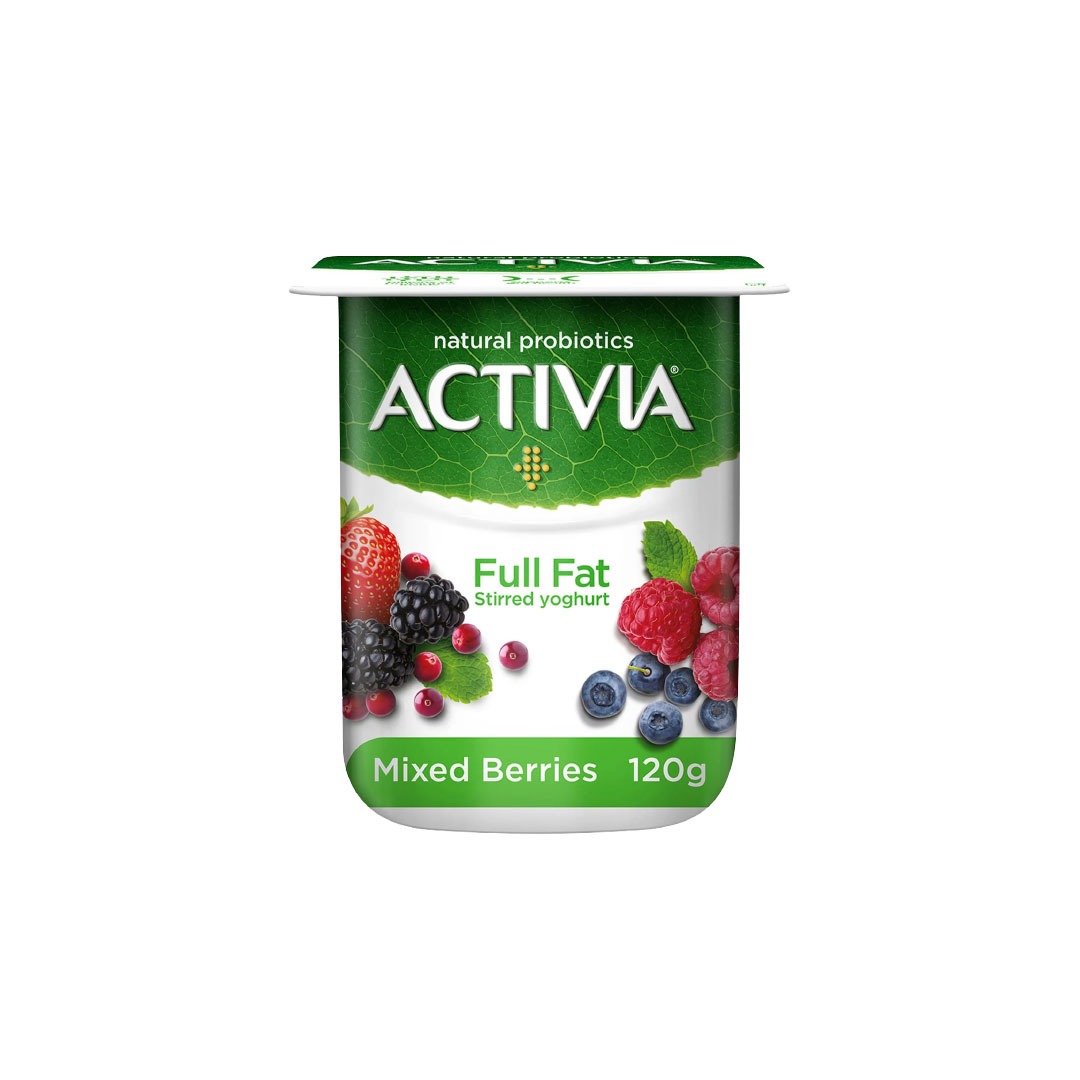 ACTIVIA YOGHURT MIXED BERRIES LOW FAT 120GM Online | Waynik By Safco