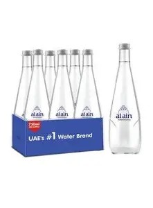 AL AIN WATER MINERAL STILL GLASS BOTTLE 750 ML|Waynik By Safco