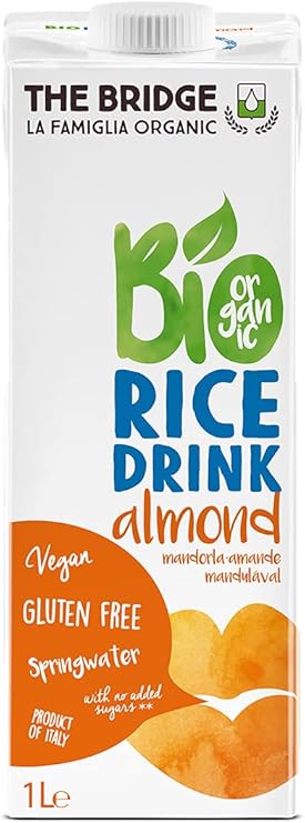 THE BRIDGE BIO ORGANIC RICE ALMOND 1L Online | Waynik By Safco