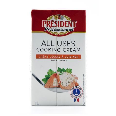 PRESIDENT COOKING CREAM 18 % 1LTR Online | Waynik By Safco