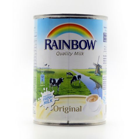 RAINBOW MILK EVAPORATED 48X410 ML Online | Waynik By Safco