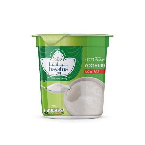 HAYATNA LOW FAT YOGURT 400GM Online | Waynik By Safco