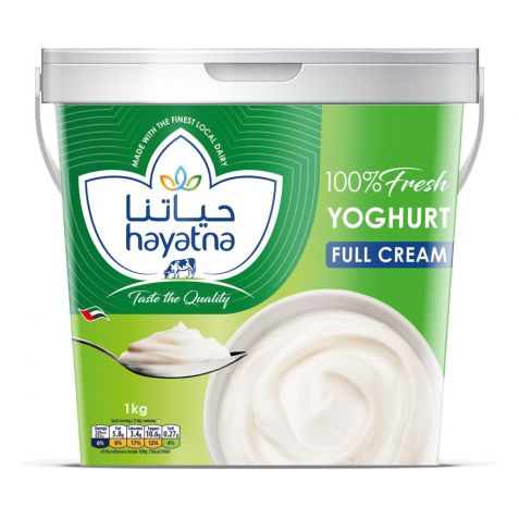 HAYATNA FULL CREAM YOGURT 1KG Online | Waynik By Safco
