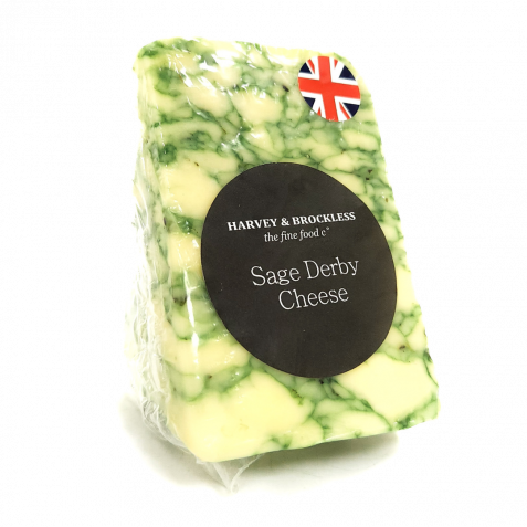 HARVEY & BROCKLESS SAGE DERBY CHEESE 200GM Online | Waynik By Safco