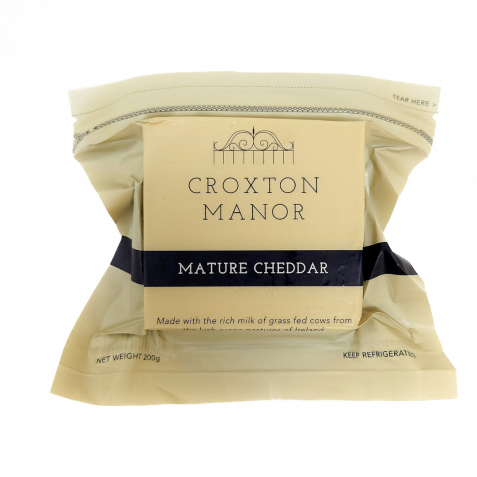 CROXTON MANOR MATURE CHEDDAR CHEESE 200GM Online | Waynik By Safco