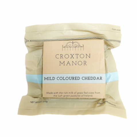 CROXTON MANOR COLOURED CHEDDAR CHEESE 200GM Online | Waynik By Safco