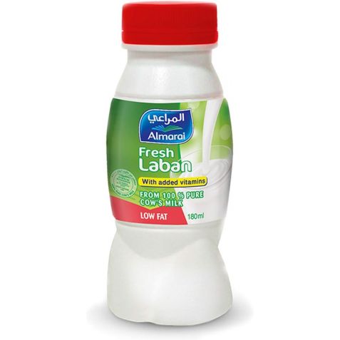 ALMARAI LABAN LOW FAT ADDED VITAMINS 180ML Online | Waynik By Safco