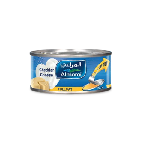 ALMARAI CHEDDAR CHEESE FULL FAT (TIN) 113GM Online | Waynik By Safco