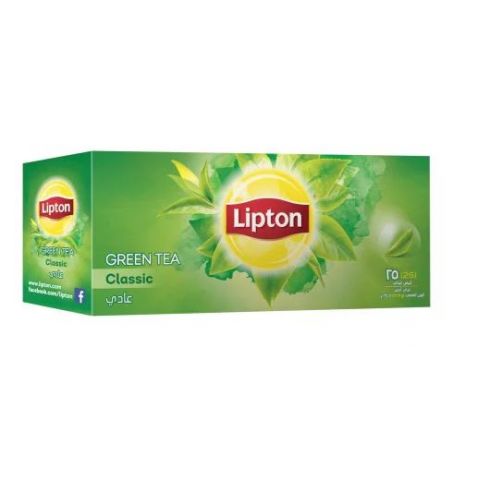 LIPTON GREEN TEA CLASSIC, 25 TEABAGS Online | Waynik By Safco