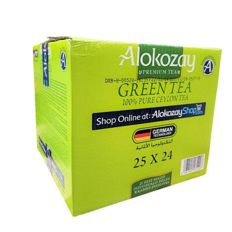 ALOKOZAY GREEN TEA ENVELOPE 24X25X2GM | Waynik By Safco