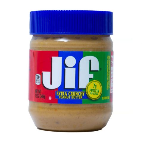 JIF CRUNCHY PEANUT BUTTER 12OZ | Online Waynik By Safco