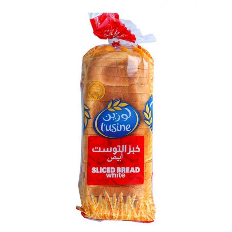 LUSINE BREAD SLICED FAMILY WHITE 600 GM Online | Waynik By Safco