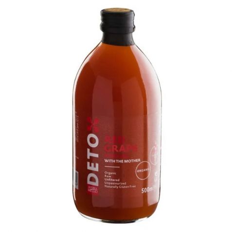 ANDREA MILANO DETO ORGANIC RED GRAPE VINEGAR WITH THE MOTHER 500ML|Waynik