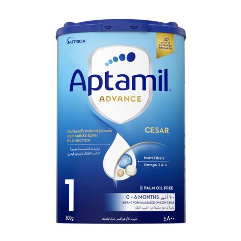 APTAMIL ADVANCE CESAR INFANT MILK FORMULA STAGE 1 FROM 0-6 MONTHS 800GM