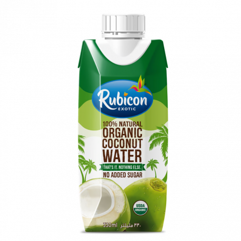 RUBICON 100% NATURAL ORGANIC COCONUT WATER 330ML Waynik By Safco