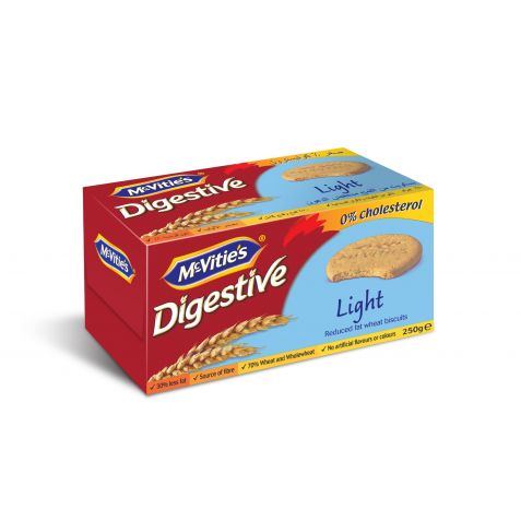 MCVITIES DIGESTIVE LIGHT 250GM Online | Waynik By Safco