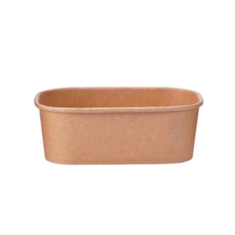 KRAFT PAPER TUB RECTANGULAR 500ML 1X300PCS Online | Waynik By Safco