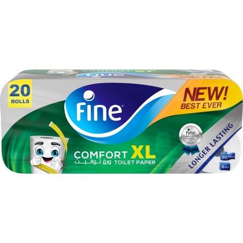 Fine Toilet paper Fine Comfort XL 250 sheets, 2 ply 20 rolls