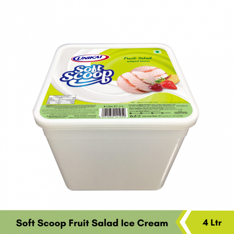 UNIKAI SOFT SCOOP FRUIT SALAD ICE CREAM 4LTR Online | Waynik By Safco