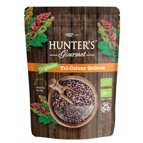 HUNTER'S ORGANIC TRI - COLOUR QUINOA 300GM Online | Waynik By Safco