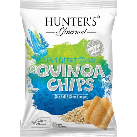 HUNTER'S QUINOA CHIPS - SALT & VINEGAR 75GM Online | Waynik By Safco