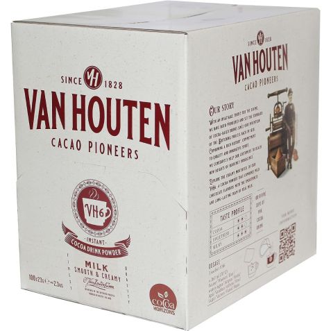 VAN HOUTEN COCOA DRINK POWDER 100X23GM Online | Waynik By Safco