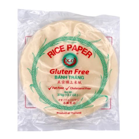 X.O GLUTEN FREE RICE PAPER - 22 CM. 36X375GM | Waynik By Safco