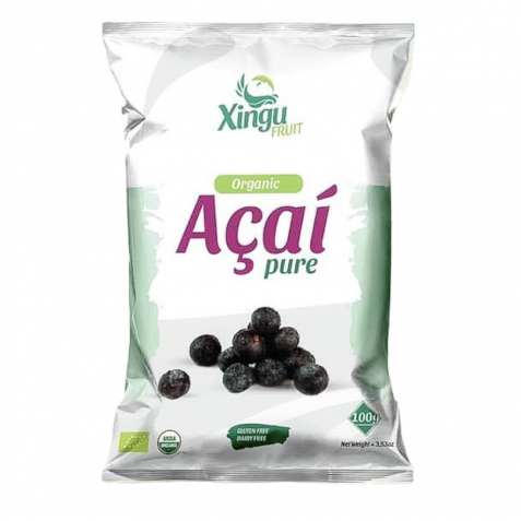 XINGU FRUIT ORGANIC ACAI PUREE SACHET 60X100GM Waynik By Safco