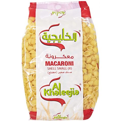 AL KHALEEJIA MACARONI SMALL SHELL PASTA 400GM Waynik By Safco