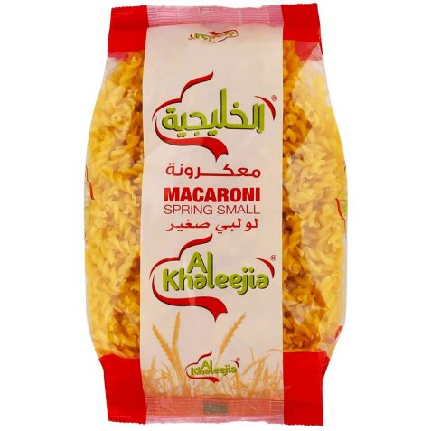 AL KHALEEJIA SMALL SPRING MACARONI PASTA 400GM Waynik By Safco