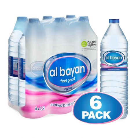 AL BAYAN WATER 6X1.5LTR Online | Waynik By Safco