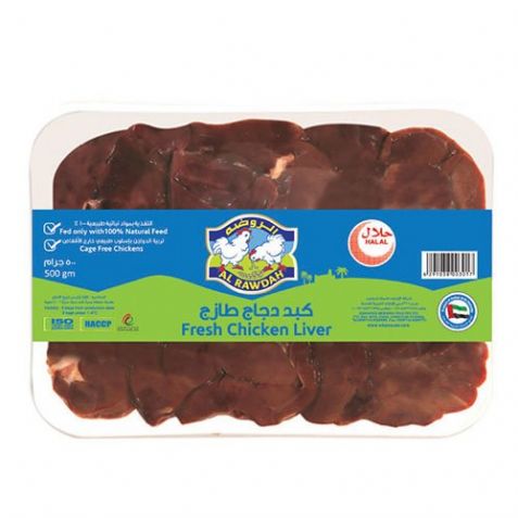 AL RAWDAH FRESH CHICKEN LIVER 500GM Online | Waynik By Safco
