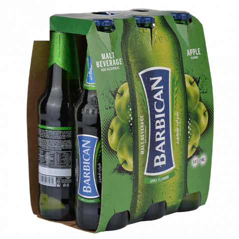 BARBICAN APPLE FLAVOURED MALT BEVERAGE GLASS 6X325ML Waynik By Safco