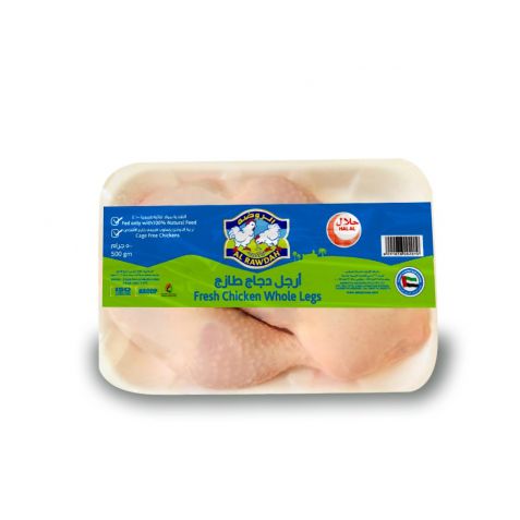 AL RAWDAH FRESH CHICKEN WHOLE LEGS 500GM Online | Waynik By Safco