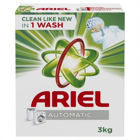 ARIEL AUTOMATIC LAUNDRY POWDER DETERGENT ORIGINAL SCENT 3 KG