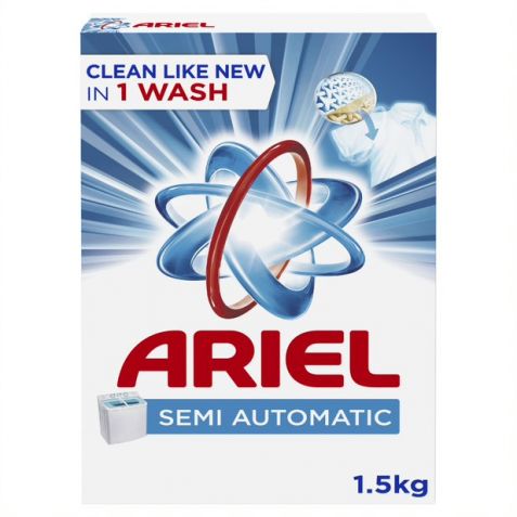 Ariel Laundry Powder Detergent Original Scent 1.5 kg Waynik By Safco