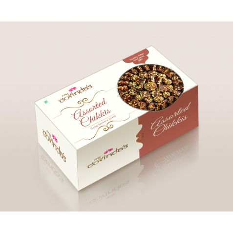MY GOVINDAS ASSORTED CHIKKIS 200 GM Online | Waynik By Safco