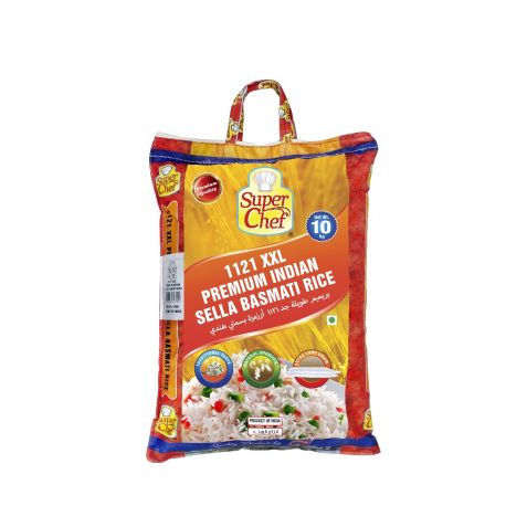 SUPER CHEF LONG GRAIN BASMATI RICE 1121- 10KG Waynik By Safco