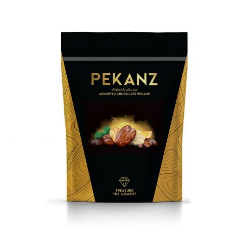 PEKANZ PECAN COATED WITH ASSORTED CHOCOLATE BAG 400GM Waynik By Safco
