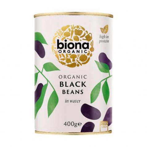 BIONA ORGANIC BLACK BEANS 400GM | Waynik By Safco
