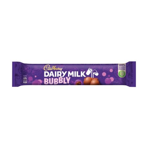 CADBURY DAIRY MILK BUBBLY CHOCOLATE BAR 28GM Online | Waynik By Safco