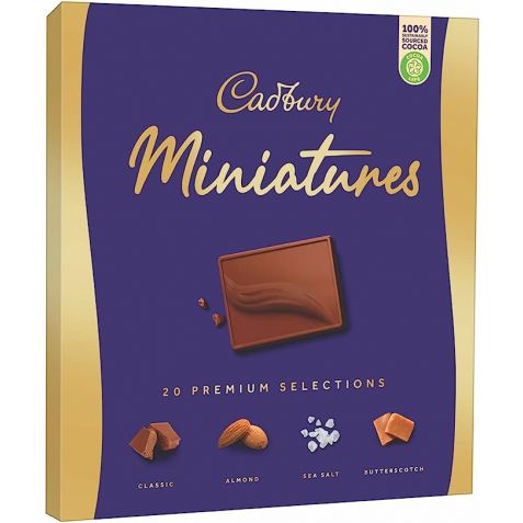CADBURY MINIATURE PREMIUM SELECTION CHOCOLATES 200GM Waynik By Safco