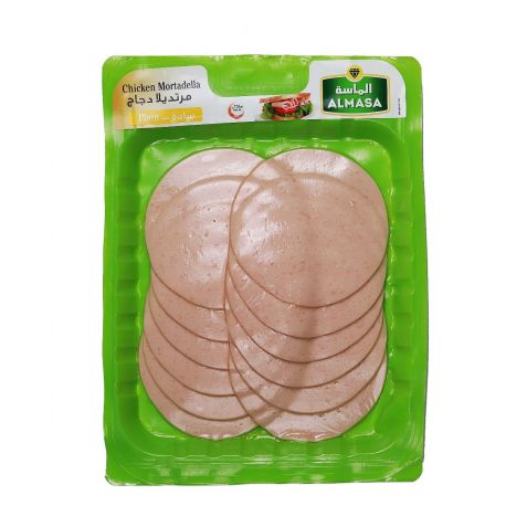ALMASA SKINPACK CHICKEN MORTADELLA PLAIN 200GM Waynik By Safco