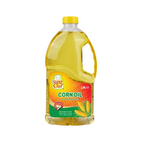 SUPER CHEF CORN OIL 100% PURE WITH HANDLE 6X1.8LTR