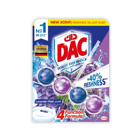 DAC TOILET RIM BLOCK LAVENDER SCENT 50GM Online | Waynik By Safco