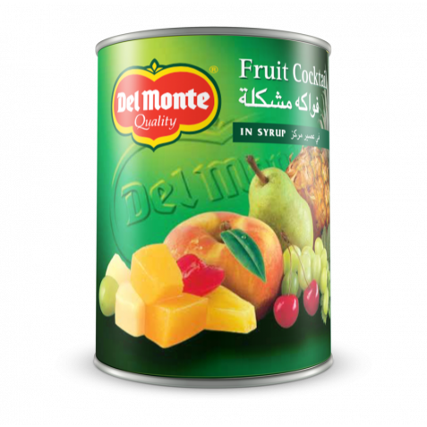 DEL MONTE FRUIT COCKTAIL CHERRY IN SYRUP 420GM Waynik By Safco