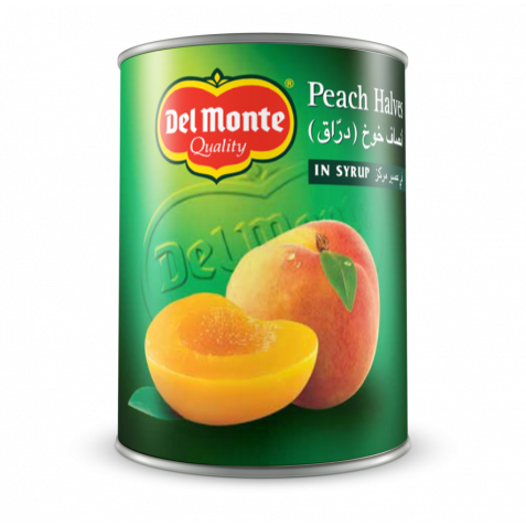 DEL MONTE PEACH HALVES IN SYRUP 420GM Online | Waynik By Safco