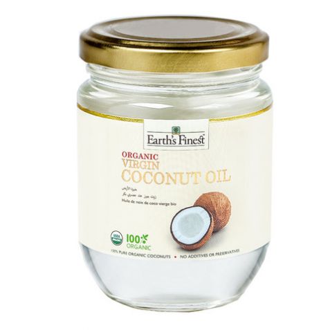 EARTH`S FINEST ORGANIC VIRGIN COCONUT OIL 200ML Waynik By Safco
