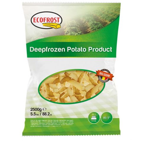 ECOFROST POTATO WEDGES PLAIN 2.5KG Online | Waynik By Safco