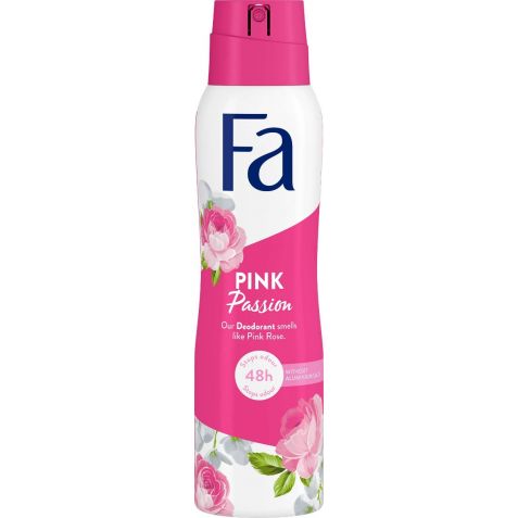 FA DEO SPRAY 48H PINK PASSION ROSE SCENTÃ‚ 150ML Waynik By Safco